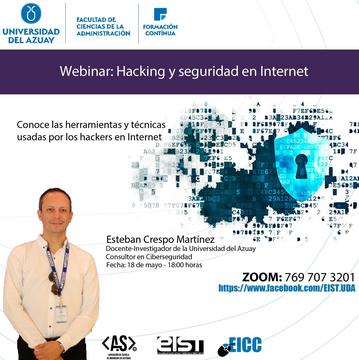 Evento sobre hacking y seguridad en internet