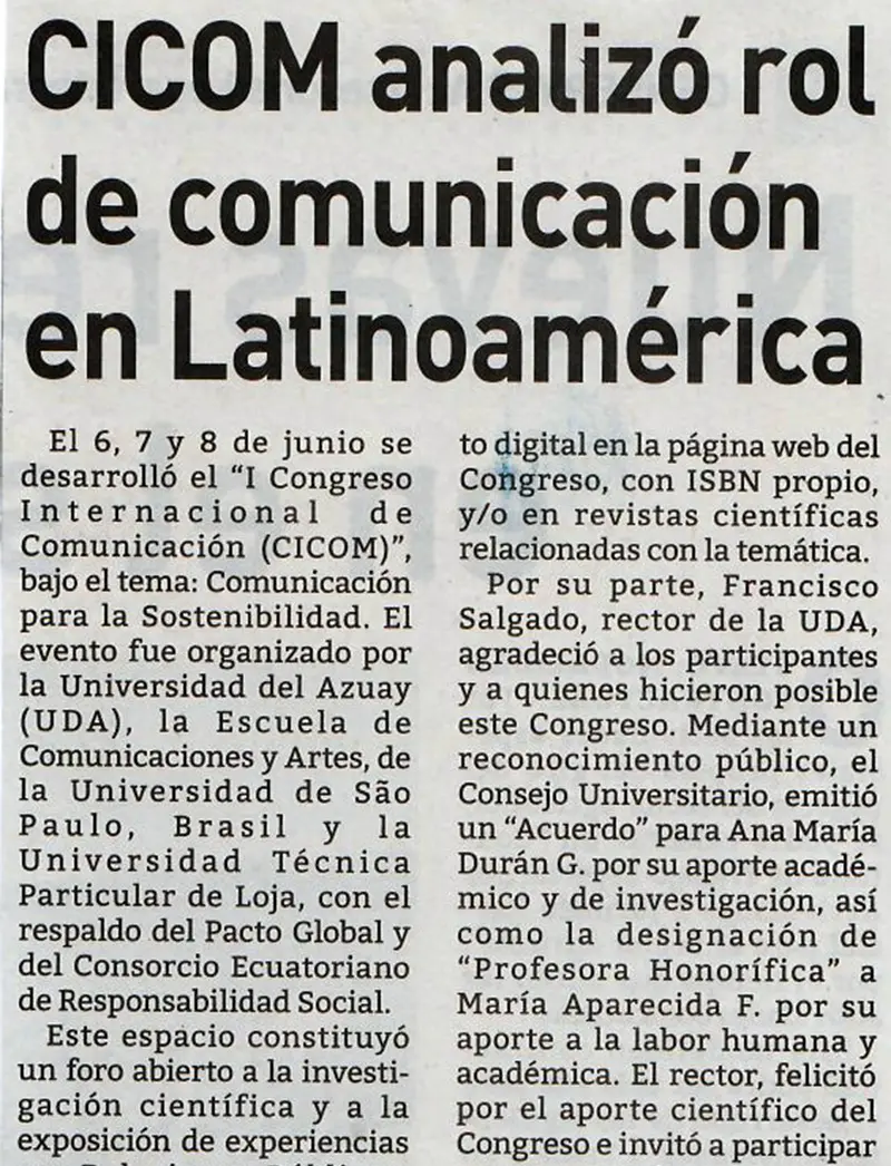 CICOM analyzed communication role in Latin America | Press